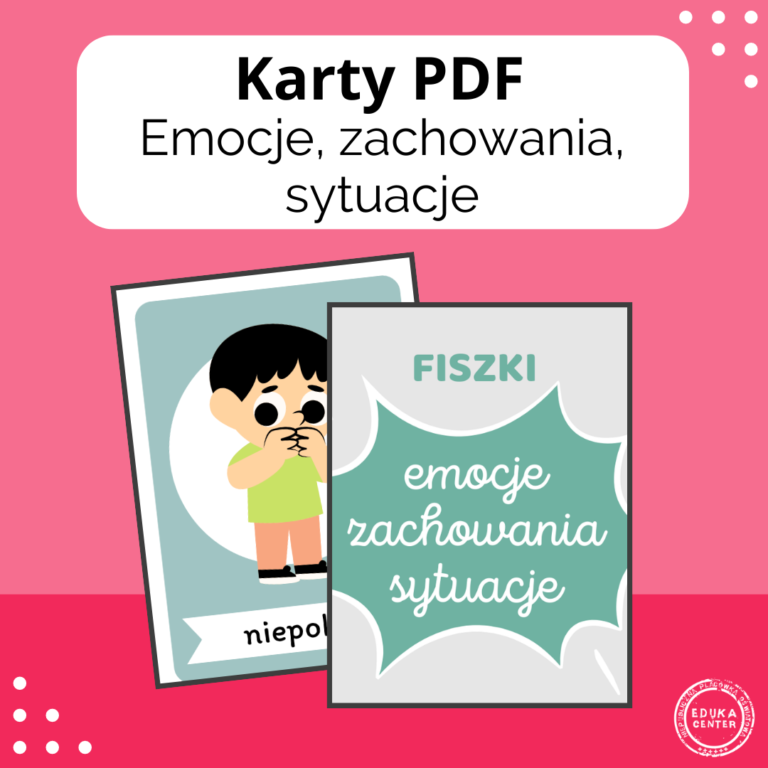 Emocje, zachowania, sytuacje - fiszki. - Platforma e-learningowa EDUKA ...